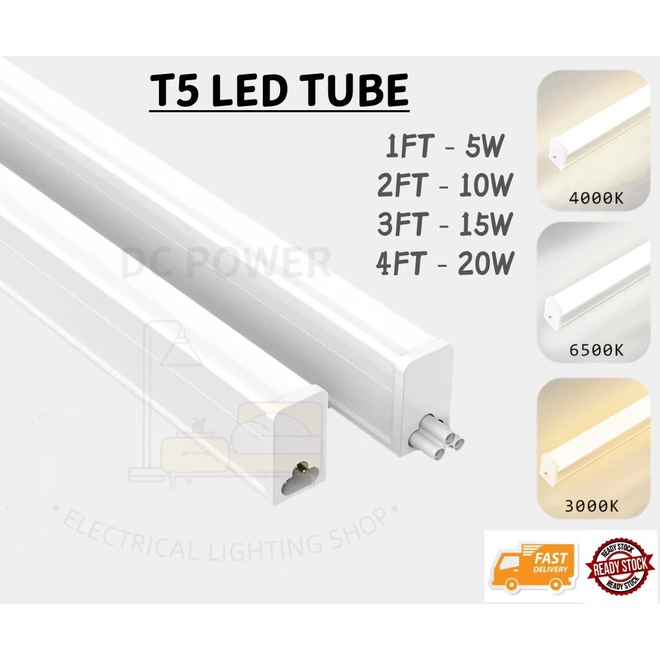 LED T5 Tube Light Drop Curve Light Ceiling Light Lampu Plaster Siling ...
