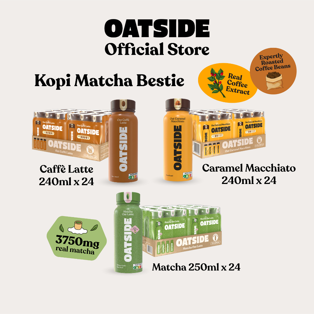 [Variant] Kopi Matcha Bestie: Combo Mix Flavor x 3 - Coffee Latte x 24 ...