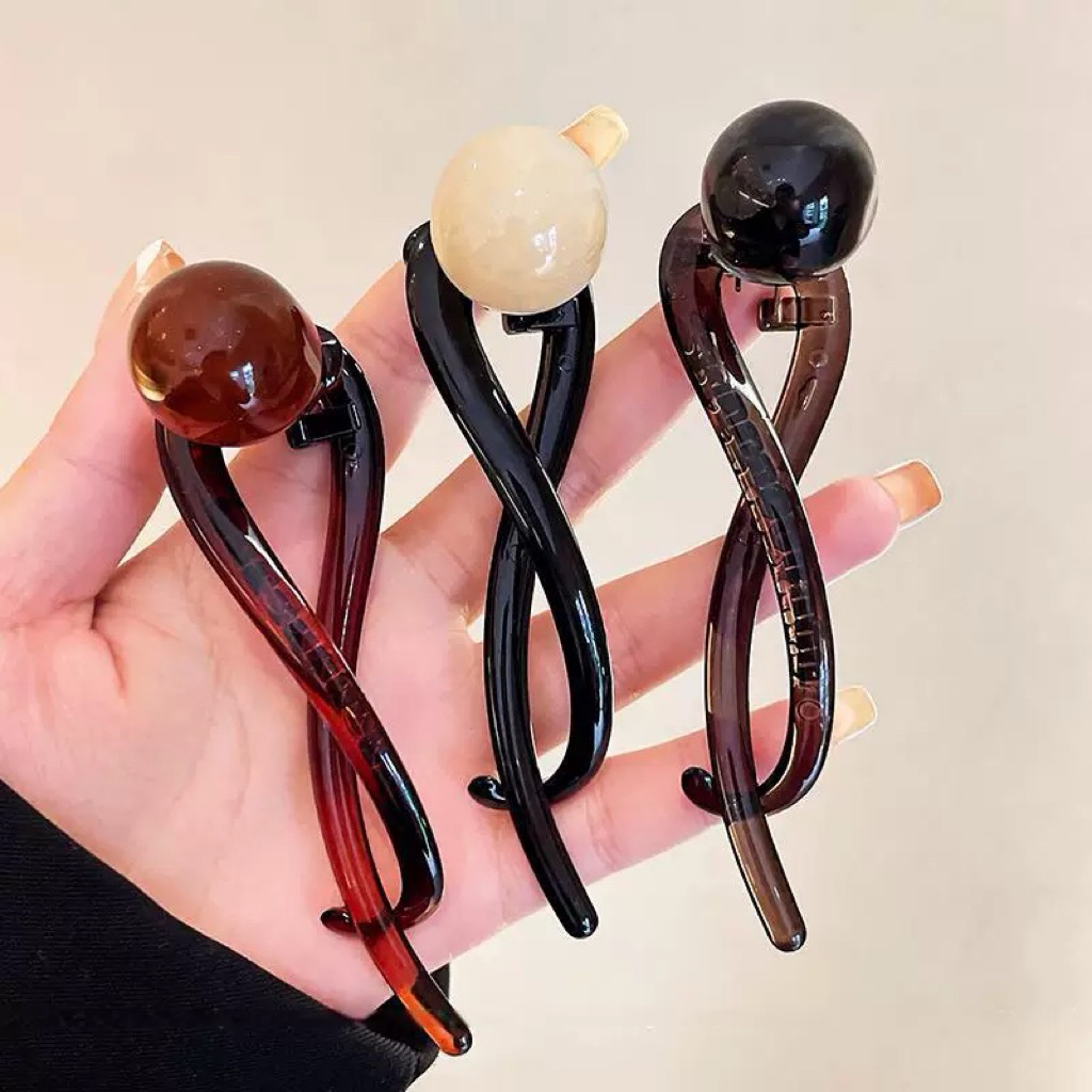 Tradlux HairPin S Shape Ponytail Twist Hair Clips Retro Pearl Shark ...
