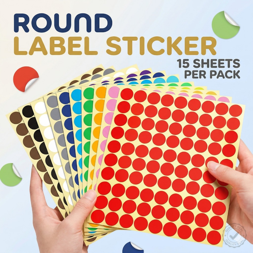 round sticker - Stationery Prices and Promotions - Home & Living Aug ...