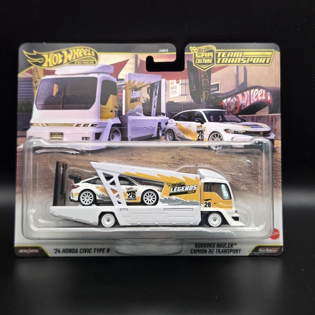 Hot Wheels Team Transport Honda Civic Type R with Kousoku Hauler Free ...
