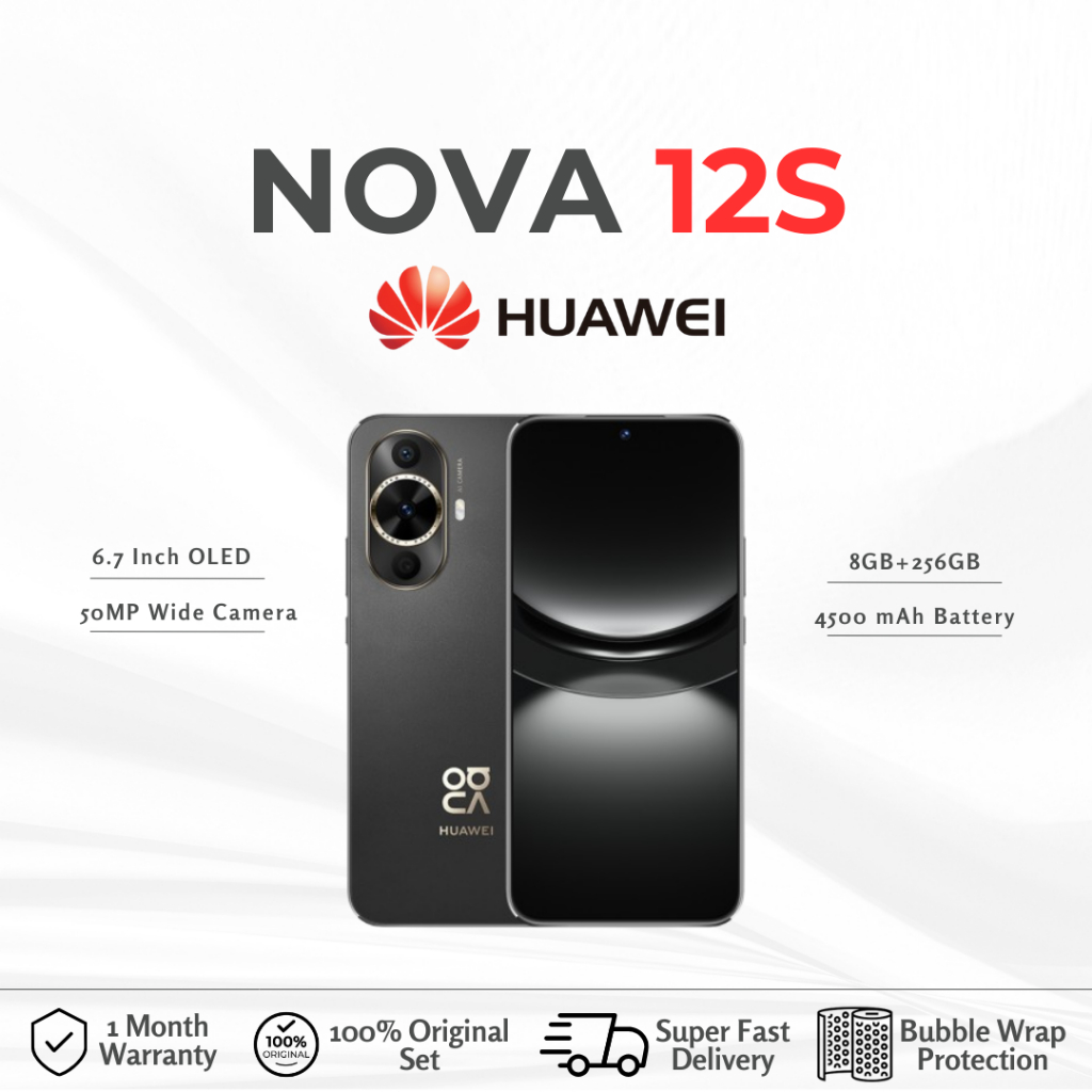 HUAWEI NOVA 12S 8GB+256GB | USED LIKE NEW | CONDITION GRADE A+ | 100% ...