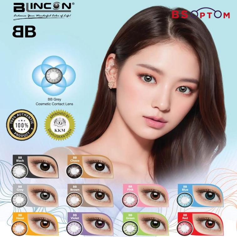 BLINCON BB Color Original Monthly Contact Lenses (2pcs) | Shopee Malaysia
