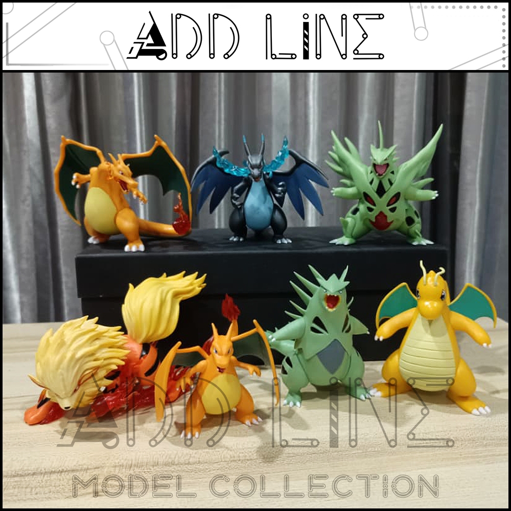 Pokemon Charizard Mega X Tyranitar Charizard Dragonite Arcanine togepi ...