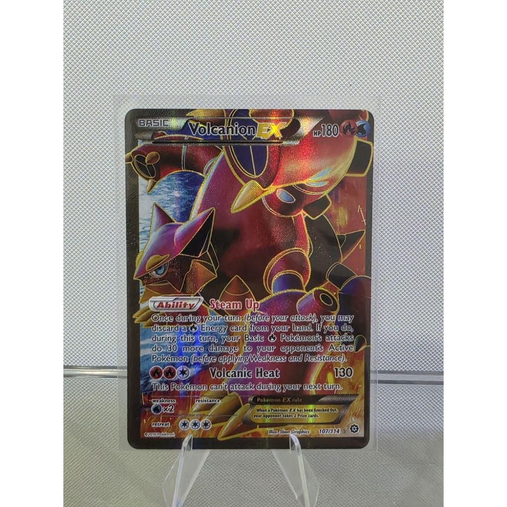 2016 Volcanion Ex Card (Full Art Holo) | Shopee Malaysia
