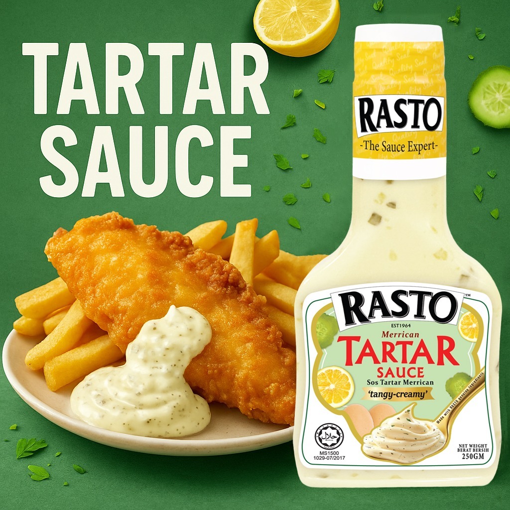 RASTO NEW TARTAR SAUCE 250GM | Shopee Malaysia