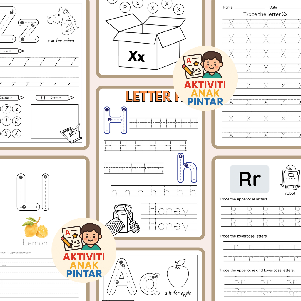 Tracing Alphabet A-Z | Shopee Malaysia