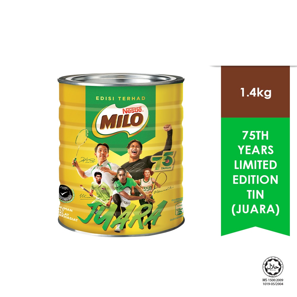 NESTLÉ MILO® 75 Years Limited Edition Tin 1.4kg (Juara) | Shopee Malaysia