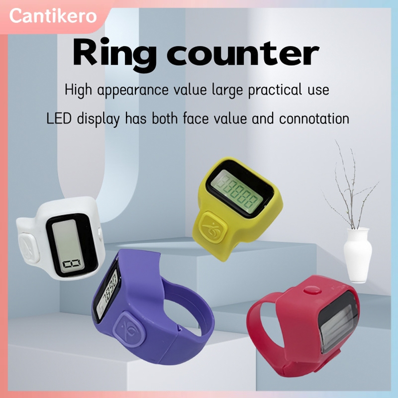 [Ready] Compact Digital Tally Counter / Finger Ring Clicker / Portable ...