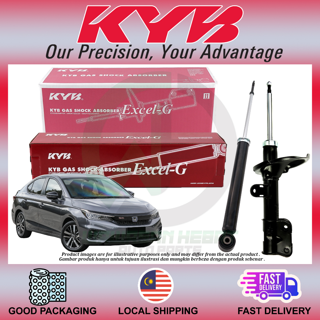 Honda City GN2 T00 Front / Rear Excel G Gas Shock Absorber KYB KAYABA 2020-2025 | Shopee Malaysia