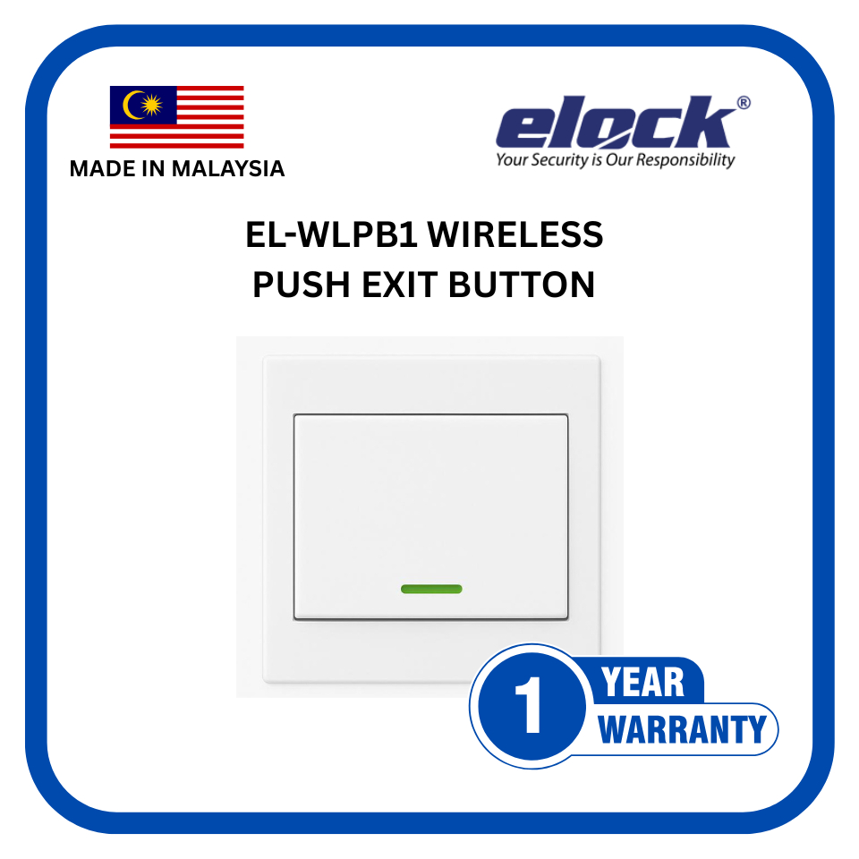 ELOCK EL-WLPB1 WIRELESS PUSH EXIT BUTTON | Shopee Malaysia