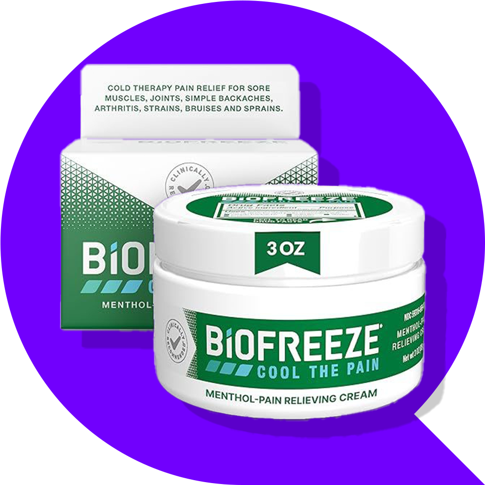 Biofreeze Pain Relief Cream for Pain Reliever, Sore Muscle Relief ...