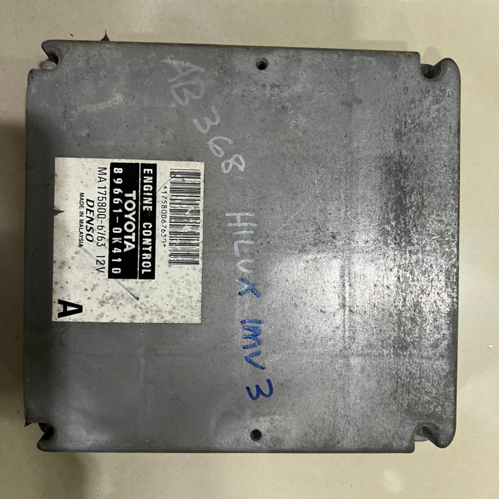 Toyota Hilux KUN25 2.5c 2006 Manual 2KD Engine ECU 89661-0K410 Used ...