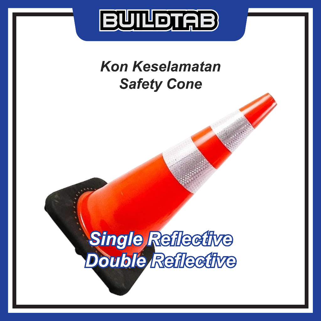 Kon Seselamatan Awas (1 unit) 30"/77cm Heavy Duty Safety Cone Road Cone ...