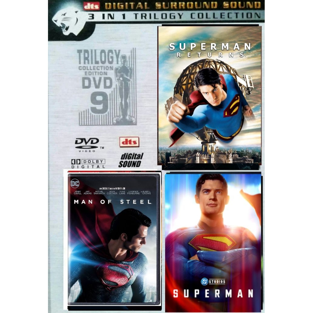 Superman Trilogy ( 3 IN 1 DVD) | Shopee Malaysia