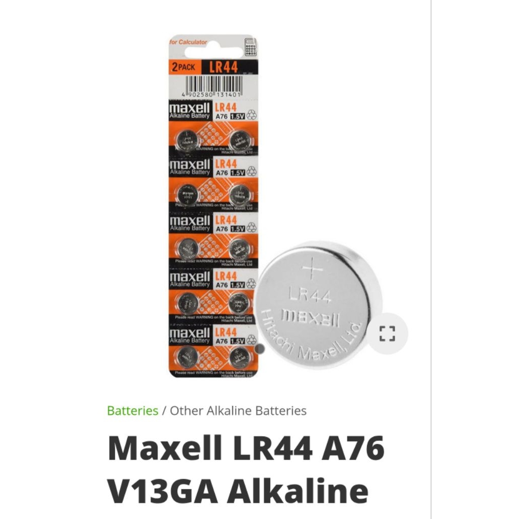 ORIGINAL MAXELL LR41 , LR44 , LR1130 | Shopee Malaysia
