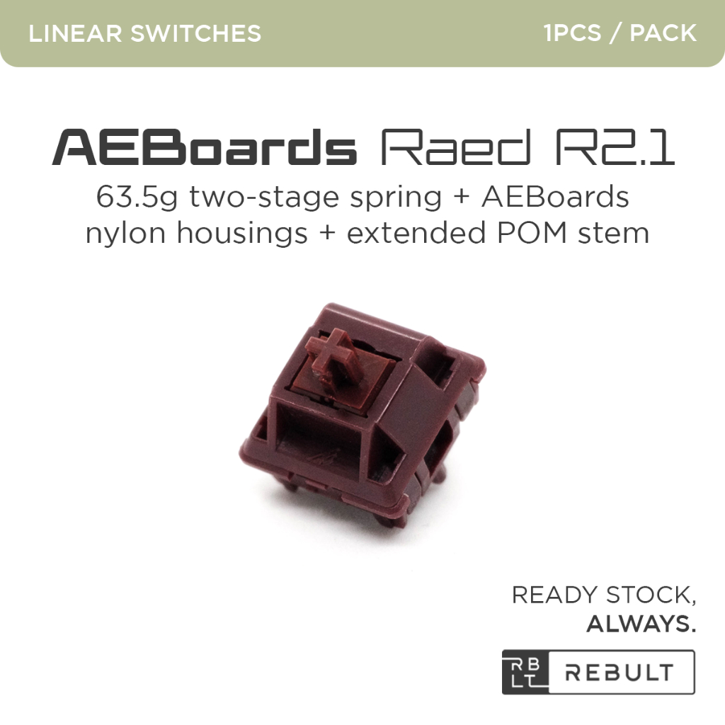 AEBoards Raed R2.1 Linear Switch For Mechanical Keyboards | Shopee Malaysia