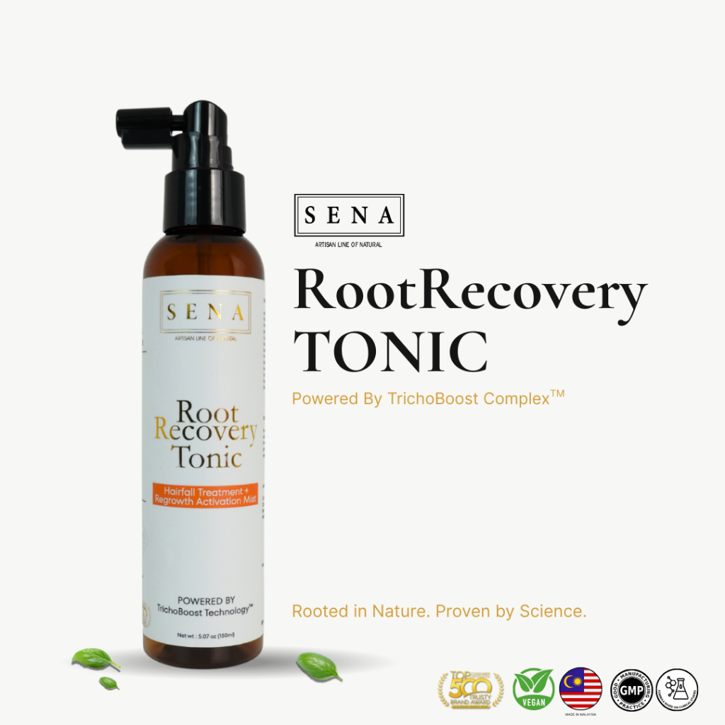 SENA RootRecovery Hair Tonic – Tonik Rambut Gugur, Anti Hair Fall Spray ...