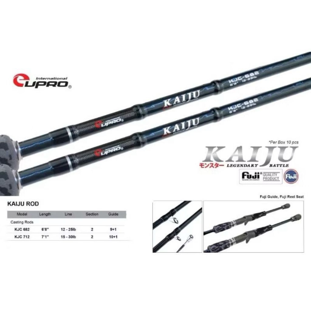 JORAN EUPRO KAIJU BAITCASTING FISHING ROD | Shopee Malaysia