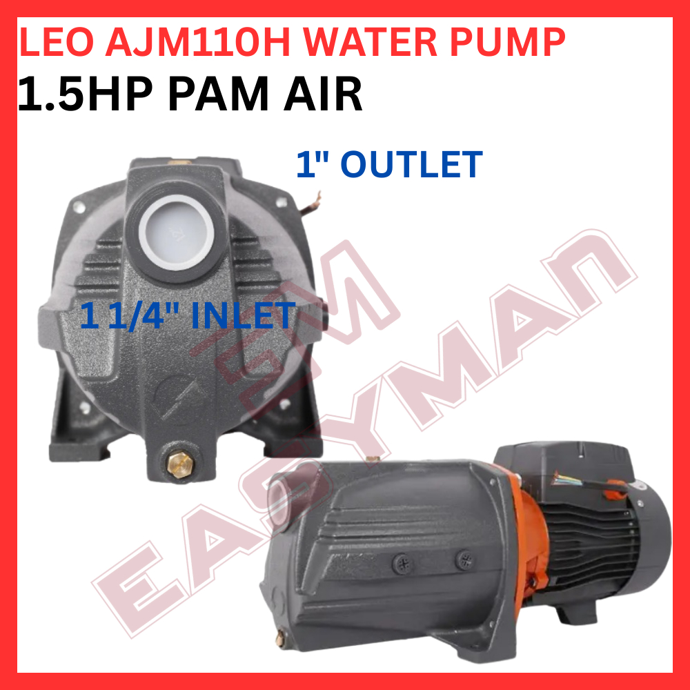 LEO WATER PUMP AJM110H 1.5HP PAM AIR SELF-PRIMMING JET PUMP | Shopee ...