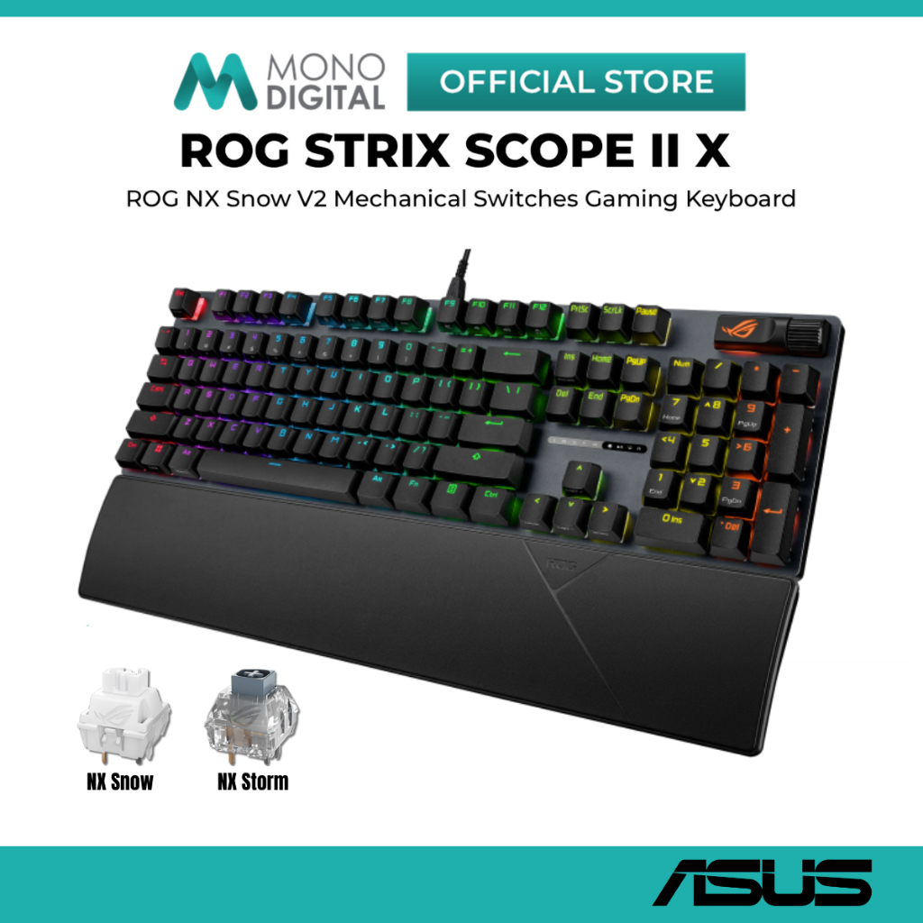 ASUS ROG STRIX SCOPE II X XA14 / ROG STRIX SCOPE II RX XA12 WIRED ...