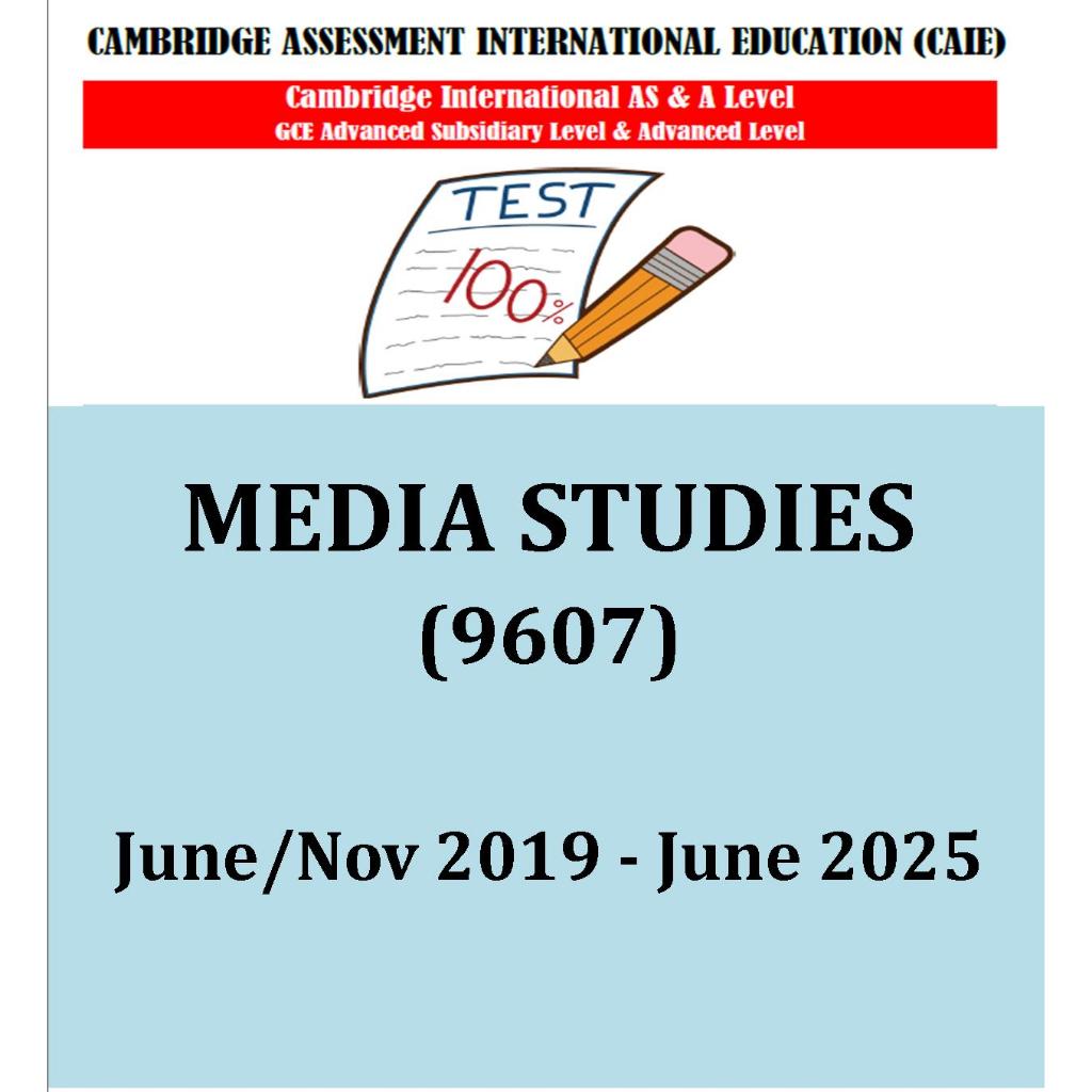 A Level Past Year Papers Media Studies 9607 Shopee Malaysia
