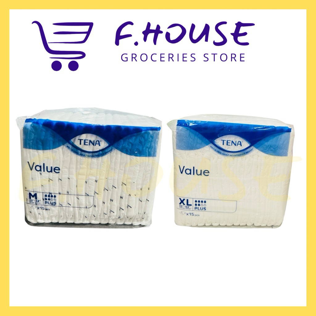 TENA Value Adult Diaper M15/XL15 (1 Packs) | Shopee Malaysia
