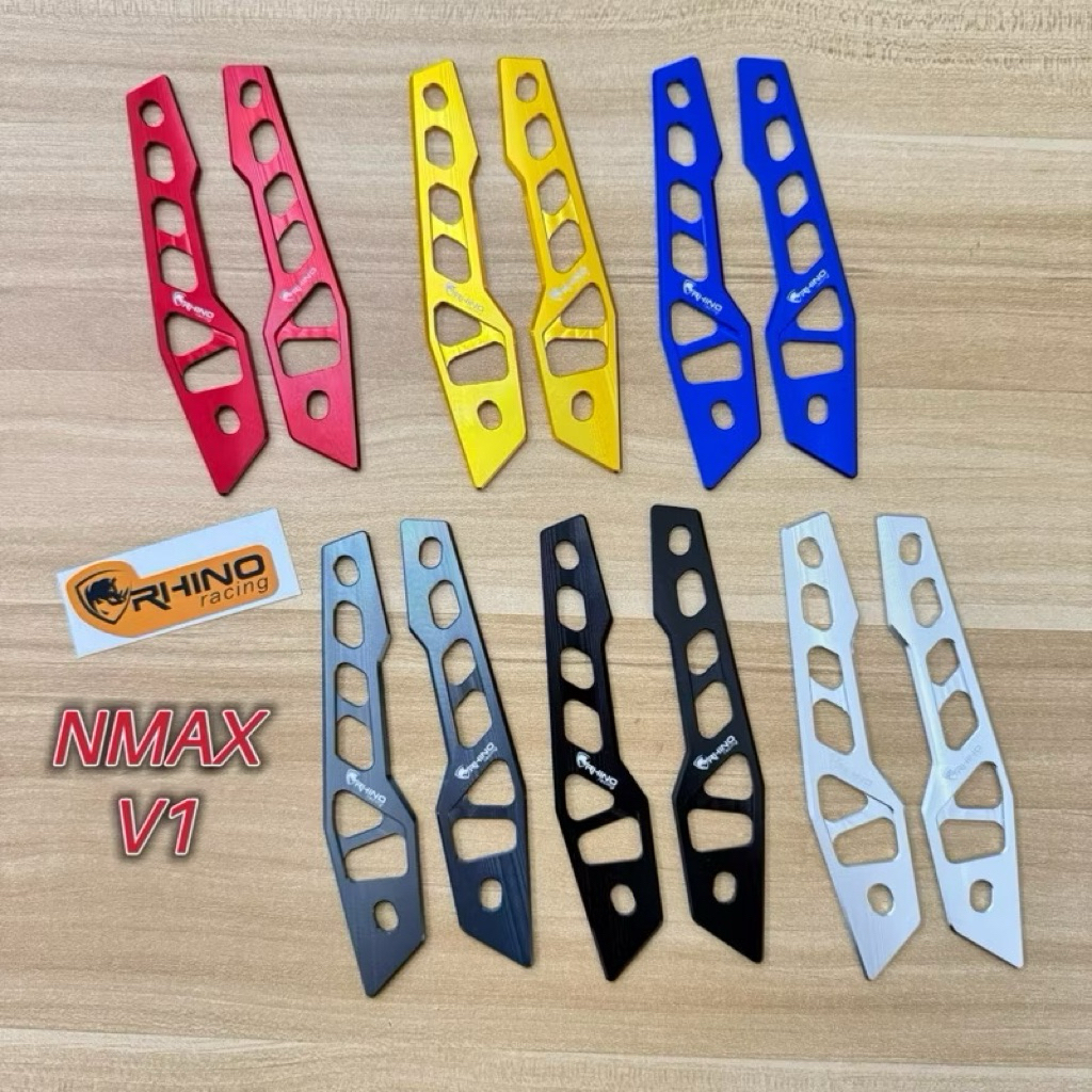 RHINO RACING YAMAHA NMAX OLD NEW WINDSHIELD GARNISH FULL ALUMINIUM ...