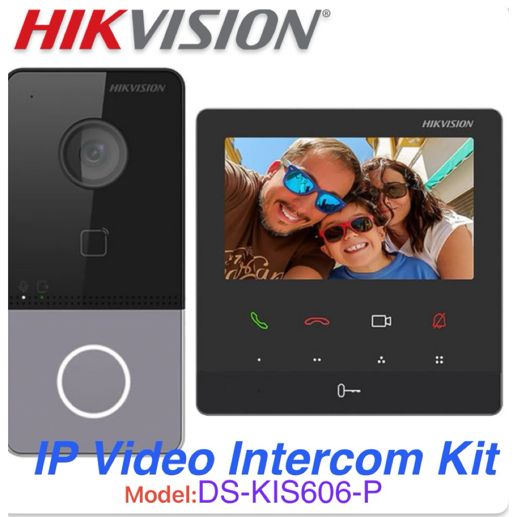 Hikvision DS-KIS606-P IP Video Intercom Kit | Shopee Malaysia