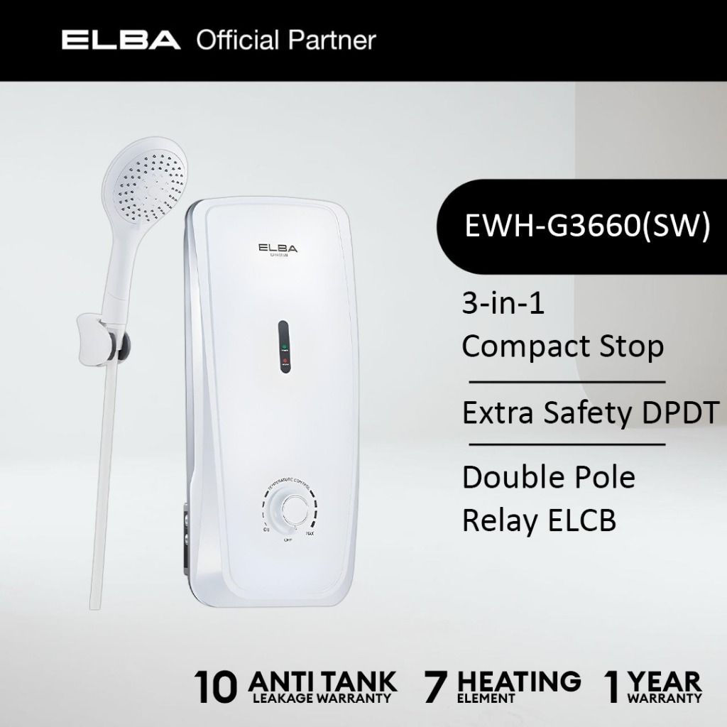[Install Available] ELBA ATTIVO Instant Water Heater (Non-Pump) EWH ...