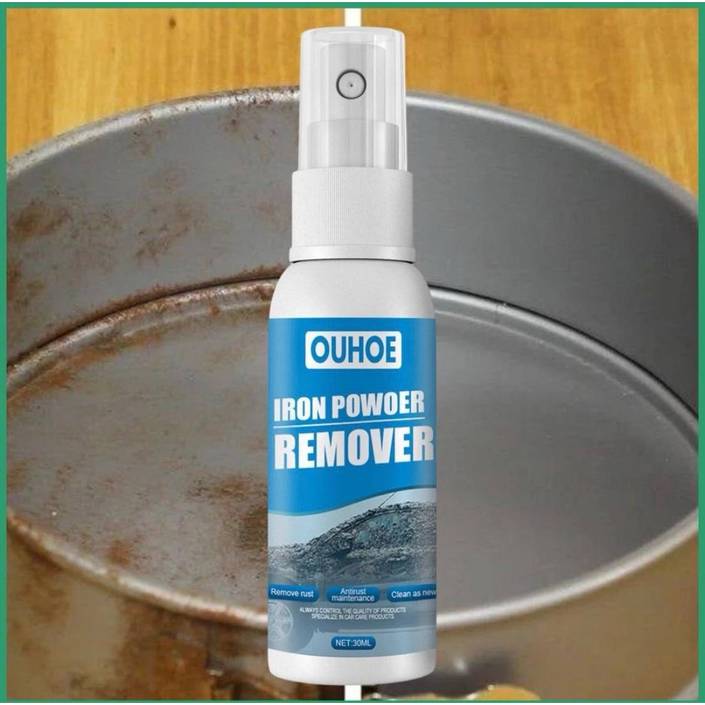 IRON RUST REMOVER POWDER Pembersih karat besi logam vinil paip ring ...