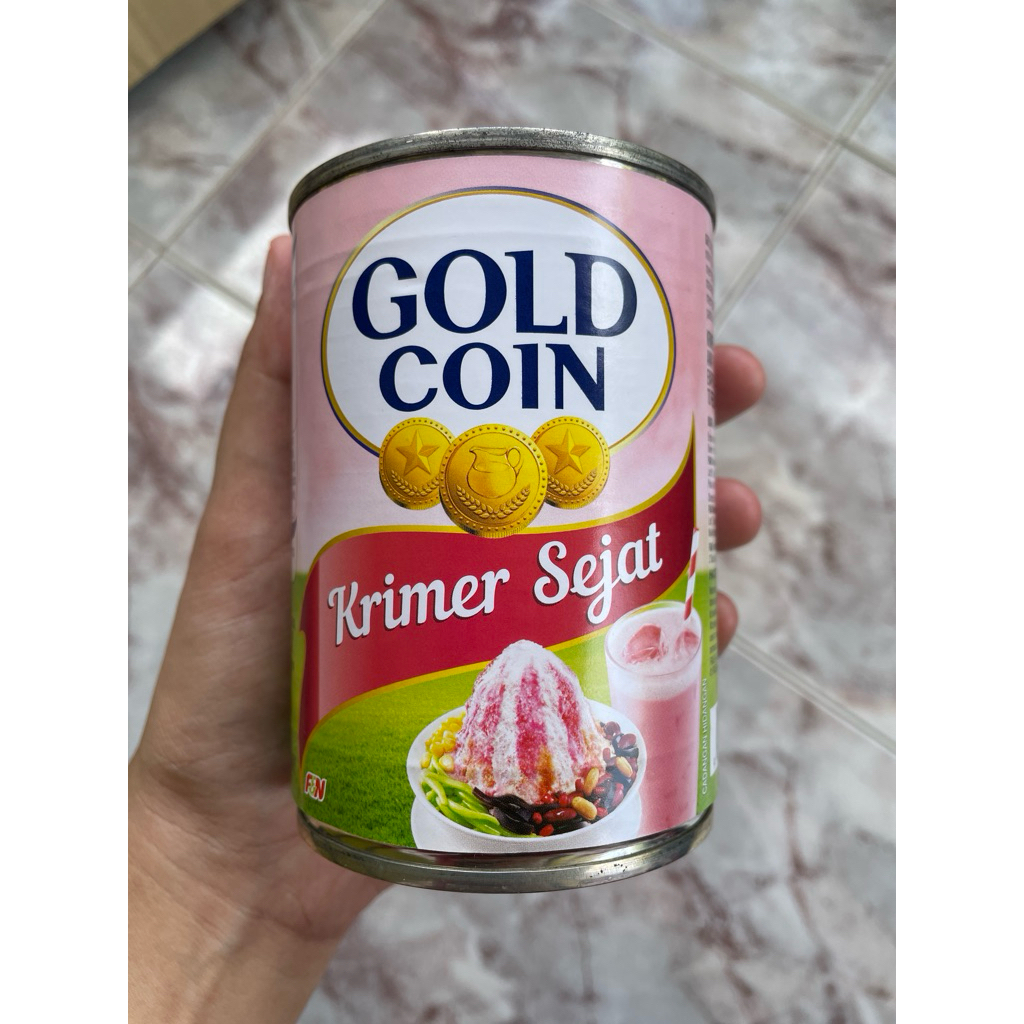 Susu Cair Gold Coin Tin 390gm| Evaporated Milk Untuk Teh Tarik, Kopi ...