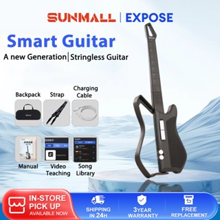 Electric Guitar Stringless Smart Guitar Chord Generator Built-in Drum ...