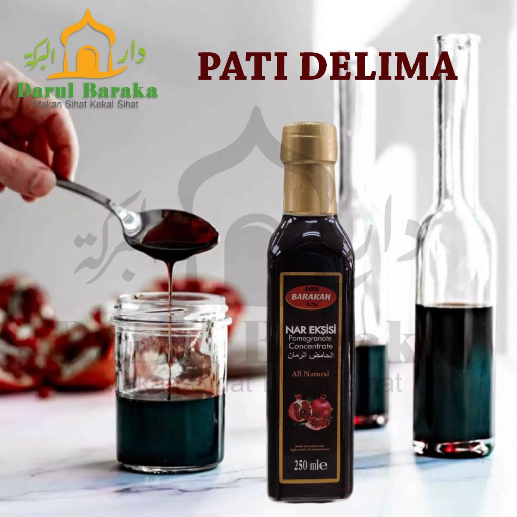 Pati Delima | Albaraka | Pomogranate | Molasses | Syrup | 250ml ...