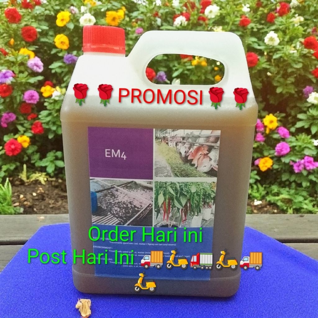 (5LITER) Botol 5 Liter EM AKTIF Effective Microorganisms EM Penternakan ...