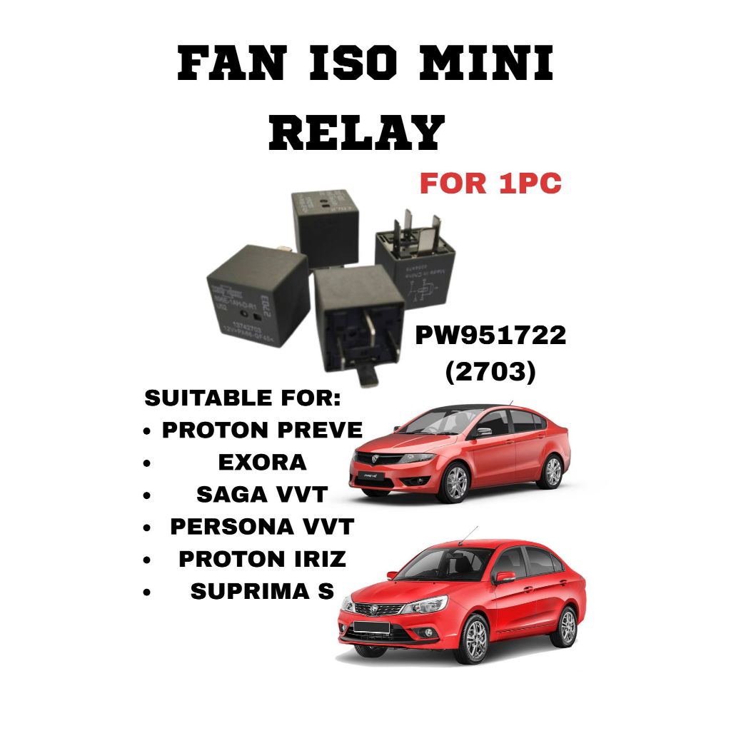 Proton Preve Exora Saga vvt Persona vvt Iriz & Suprima S Fan Iso Mini ...