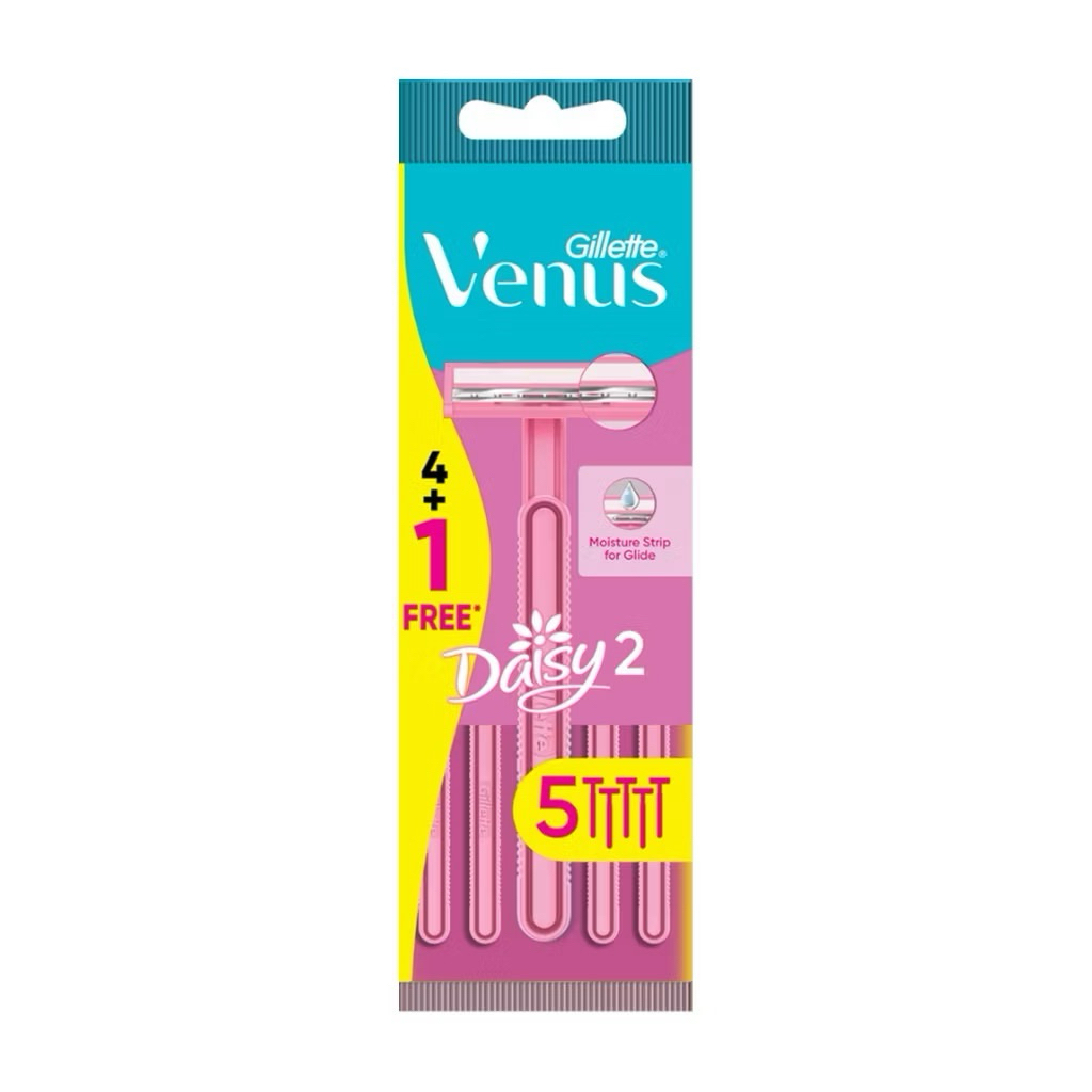 Gillette Venus Daisy 2 Disposable Female Razors (5pcs) | Shopee Malaysia