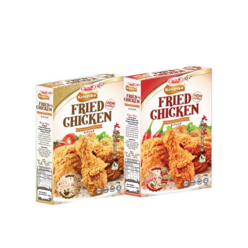 Bunga Raya Krispiku Fried Chicken Original / Hot & Spicy (150gm ...