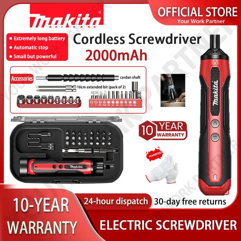 (Ship within 24hour) MAKITA Electric Screwdriver Pemutar Skru Drill Set ...