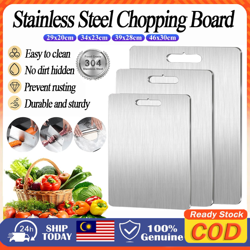 Dual-sided Cutting Bord Stainless Steel Antibacterial Anti-mould ...
