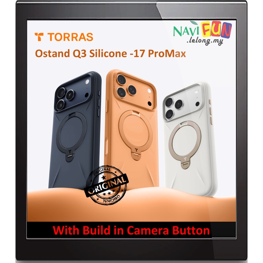 [for iPhone 17 Pro Max] Torras 360° Ostand Spin Q3 Softune Liquid ...