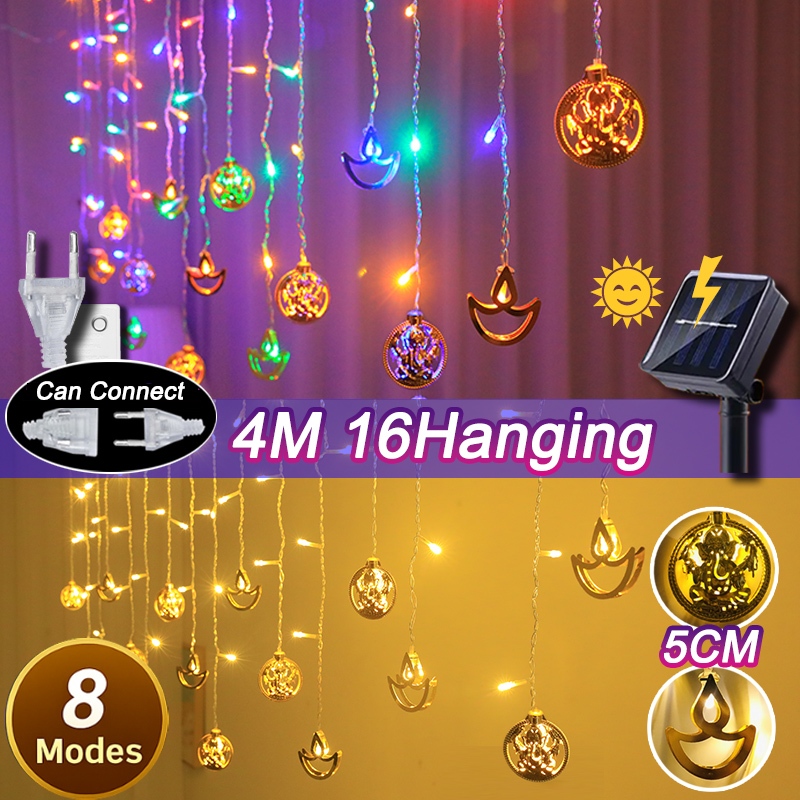 Deepavali decoration item 4M Deepavali light Diwali lcicle Light lampu ...