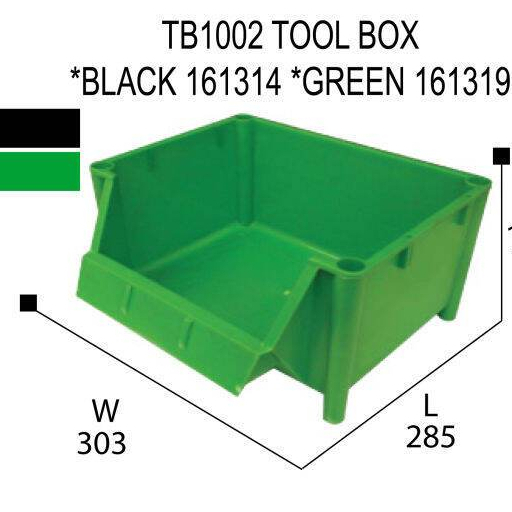 Tool Box TB-1002 Black Green / Kotak Peralatan TB1002 Warna Hitam Hijau ...