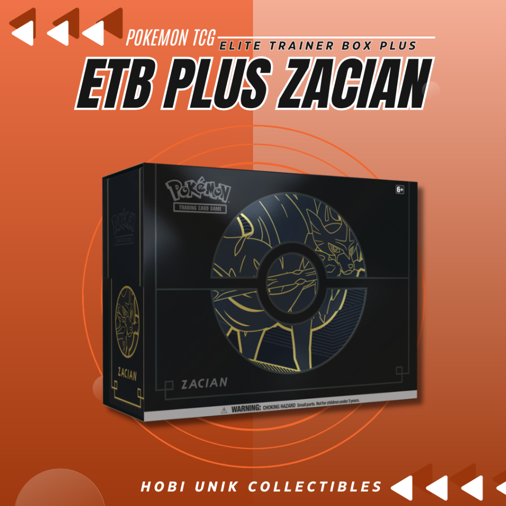 (Live Rip)[SWSH] Pokemon Elite Trainer Box Plus TCG : Zacian ETB Plus ...