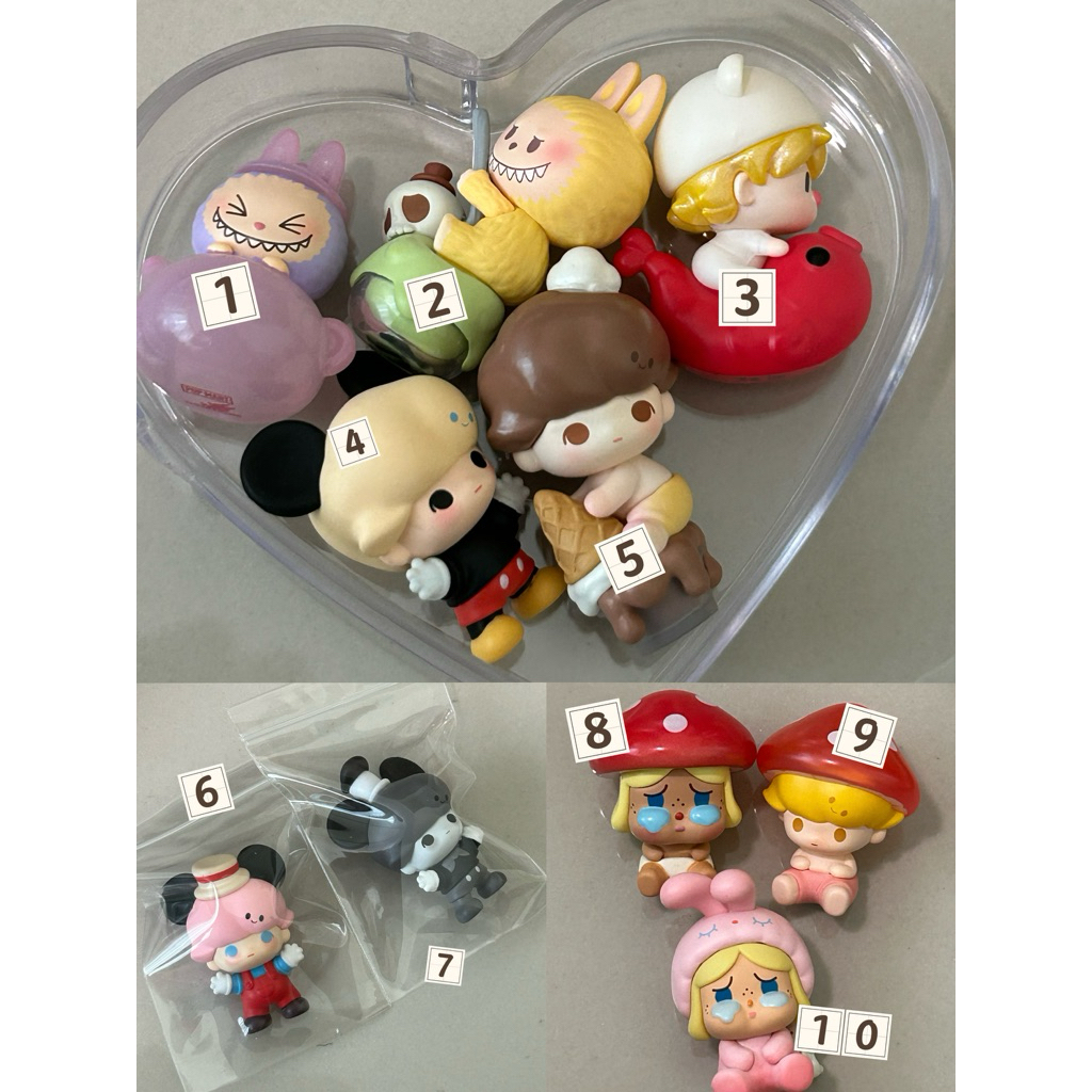 Popmart pop bean dimoo Labubu sweet bean crybaby | Shopee Malaysia