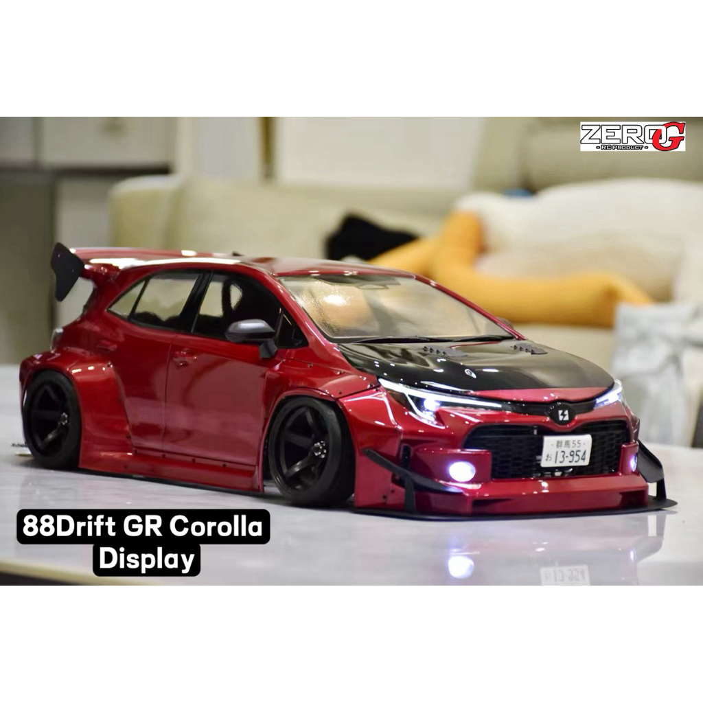 88DRIFT Toyota GR Corolla 3D Sticker Decals 1/10 200mm Rc Rwd Drift Car ...