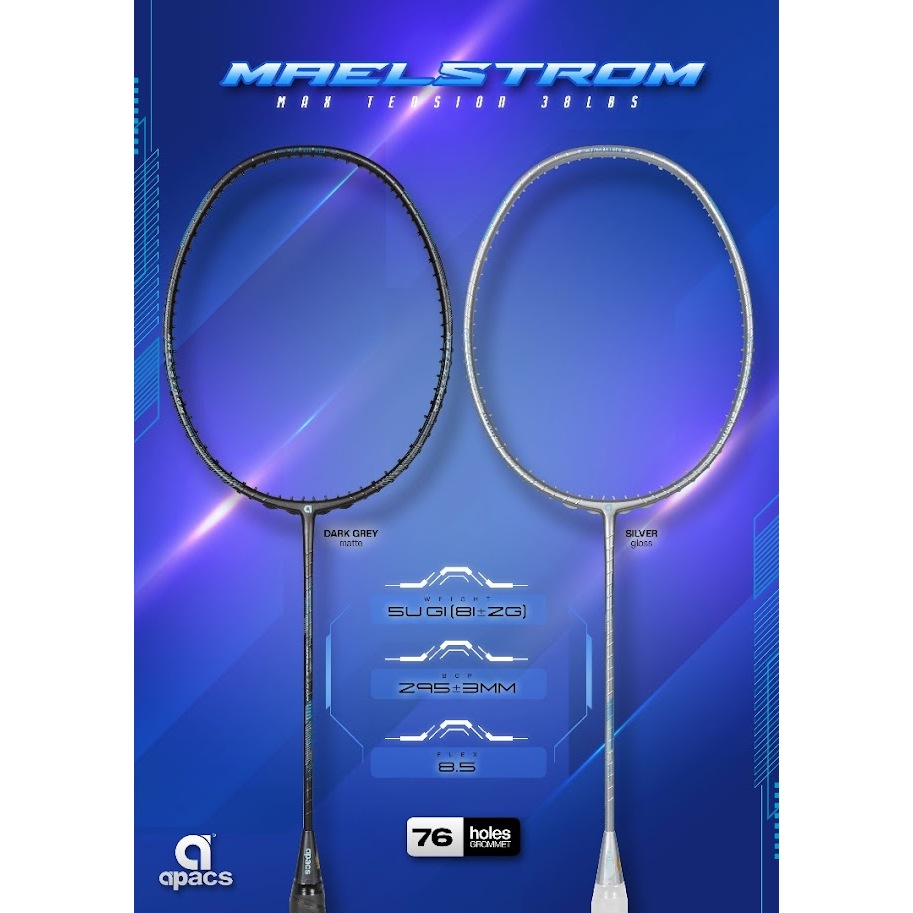 APACS Badminton Racket MEALSTROM ( 100% Original ) | Shopee Malaysia