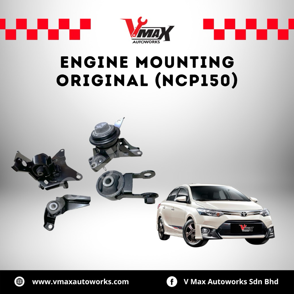 ORIGINAL TOYOTA VIOS NCP150 ENGINE MOUNTING | Shopee Malaysia