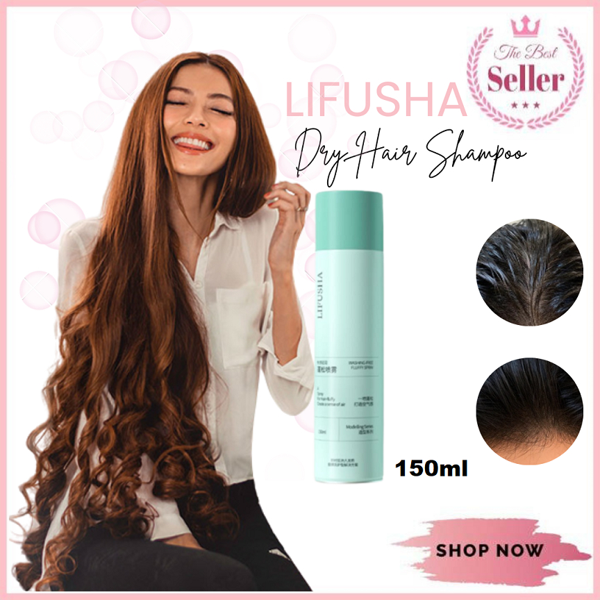 Dry Shampoo Spray Instant Hair Refresh Hair Care Syampu 150ml Oil ...
