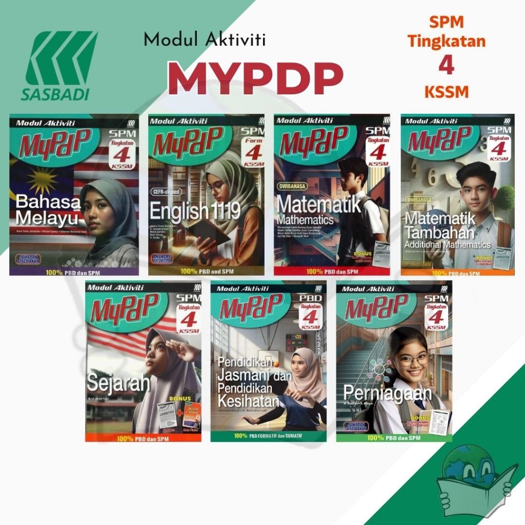 Buku Latihan Modul Aktiviti MYPDP Tingkatan 4 - B.Melayu/Eng/Mate/Mate ...